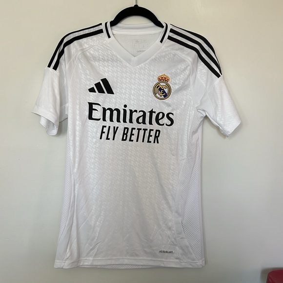 adidas | Shirts | Bnwt 2425 Authentic Adidas Real Madrid Home Kit ...